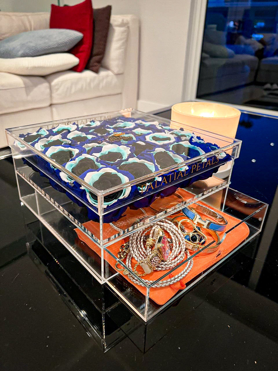 Acrylic Rose Box Collection | Preserved Roses in Clear Display ...