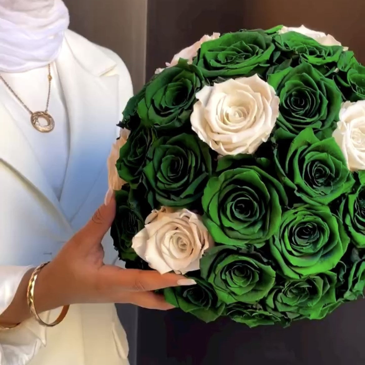 Pomander Rose Ball – Preserved Roses Sphere | Luxury Home Décor ...