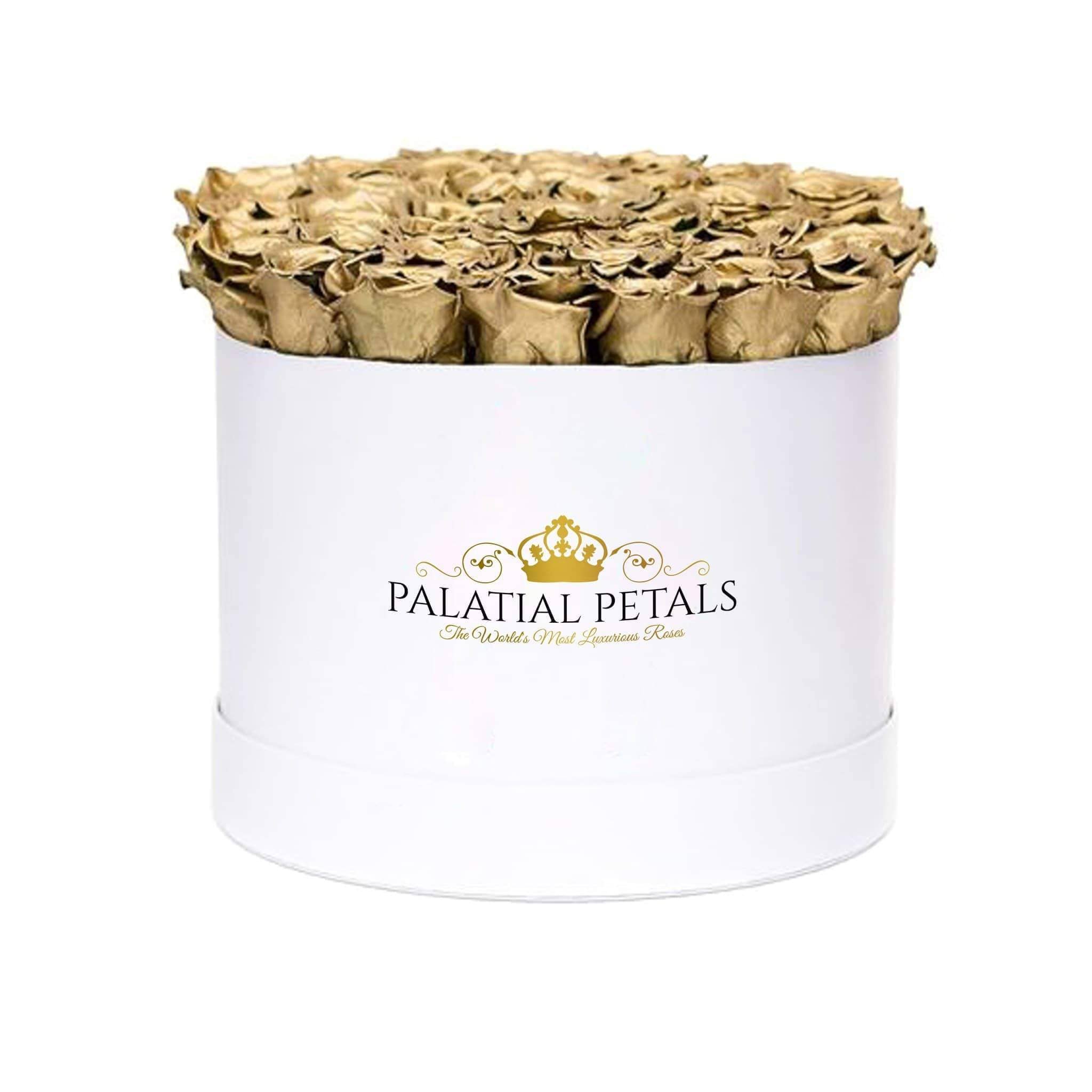 24k Gold Roses - Grande – Palatial Petals