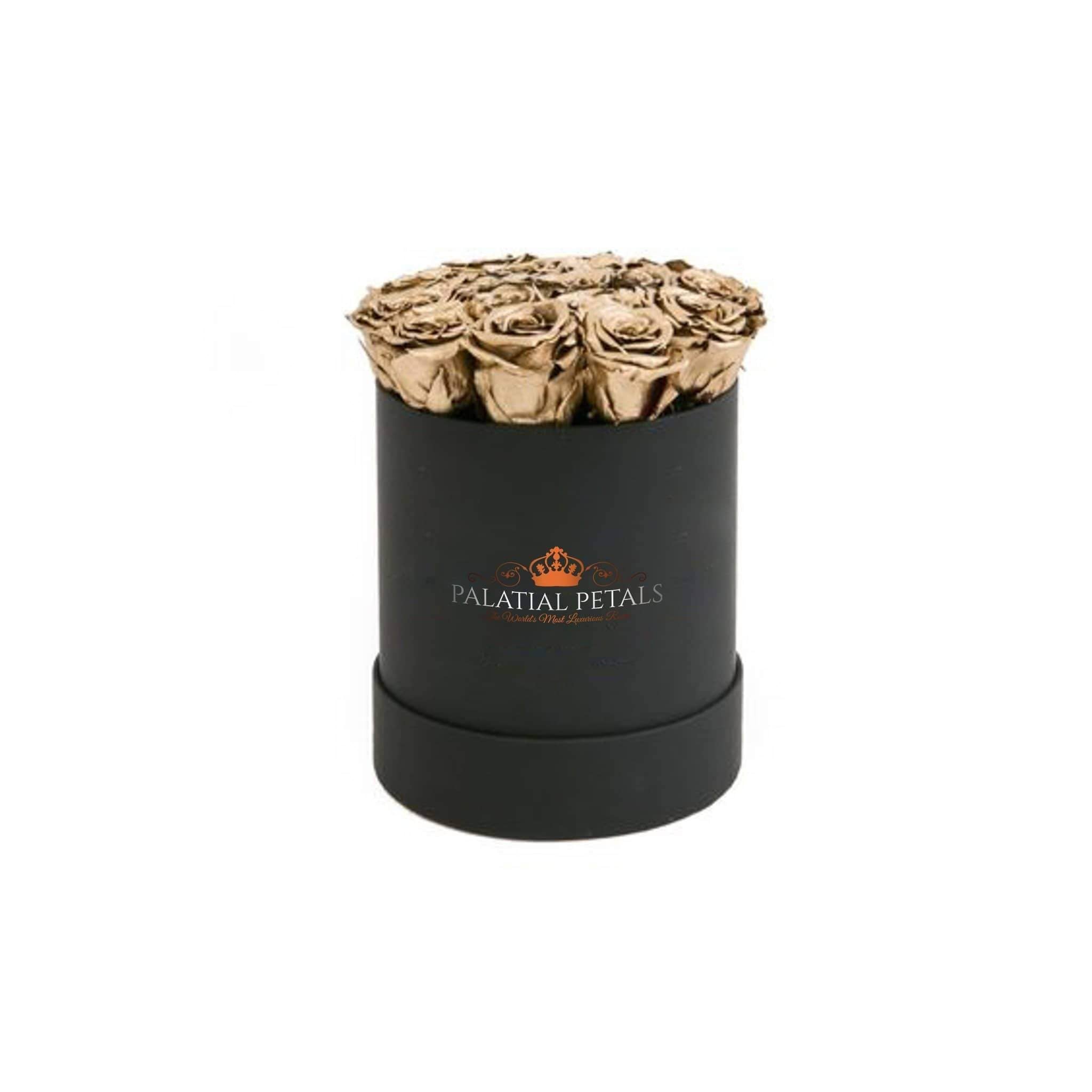 24k Gold Roses That Last A Year - Petite Rose Box – Palatial Petals