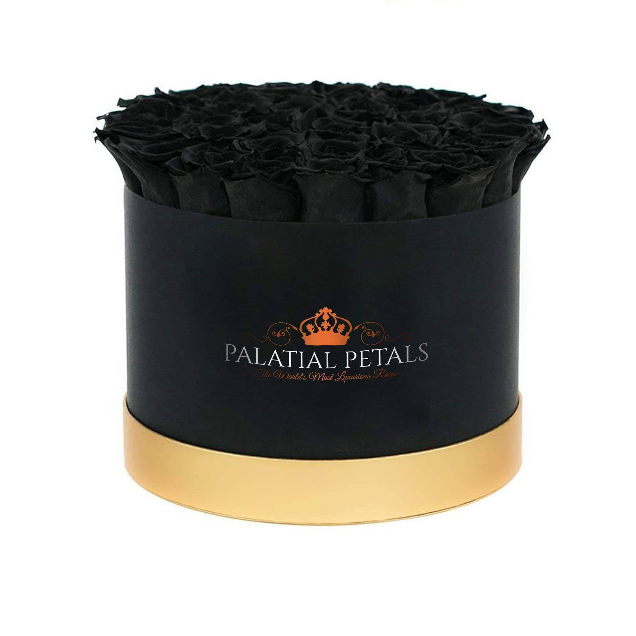 Black Roses That Last A Year - Grande Rose Box – Palatial Petals