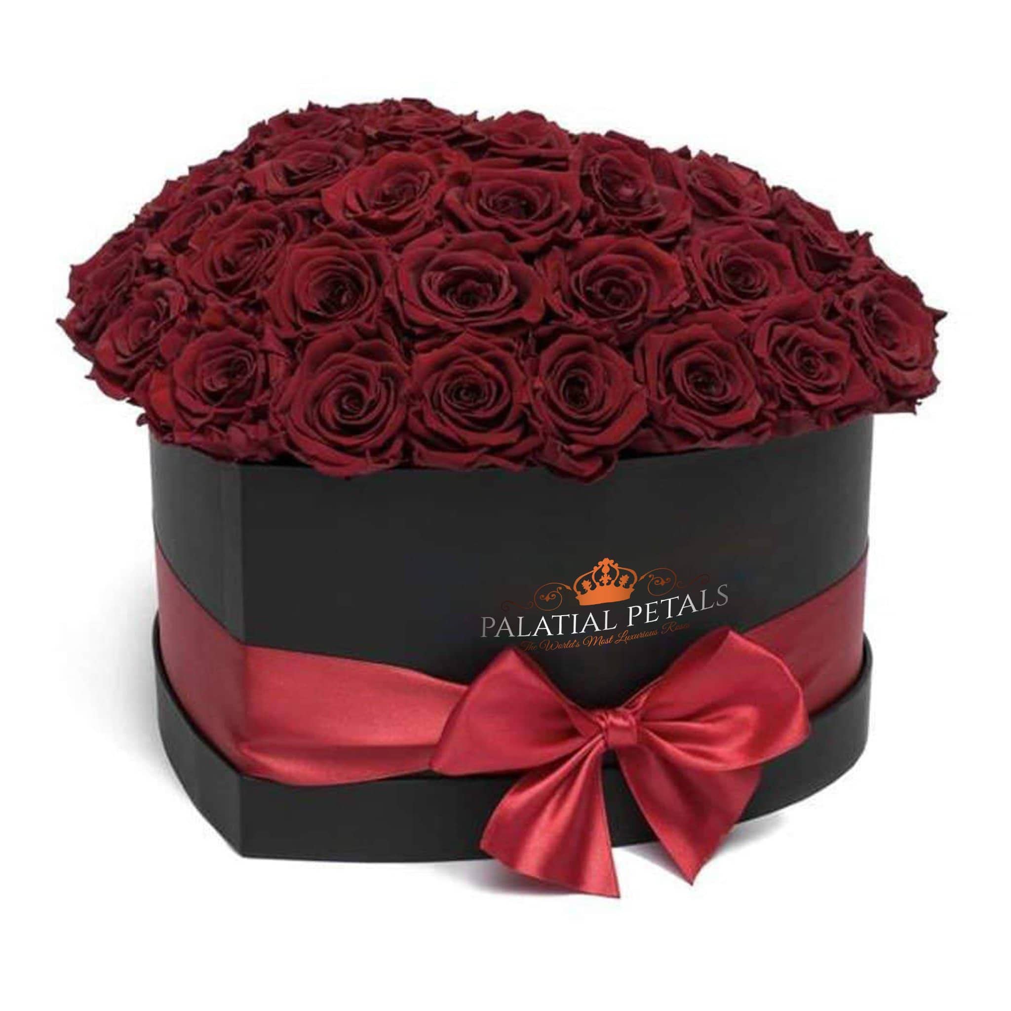 Red Eternity Roses That Last A Year - Love Heart Rose Box – Palatial Petals